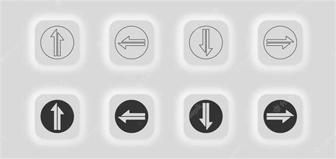 Premium Vector Arrow Set Icon Pointers Collection Illustration Symbol