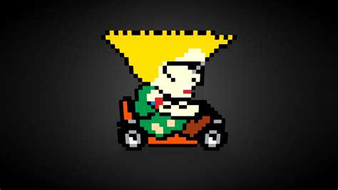SMK094 Super Pixel Kart Guile 3d Model