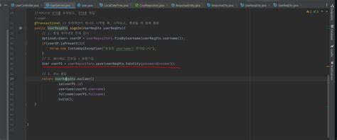 회원가입 컨트롤러 만들기 Userjava의 Role 인프런 커뮤니티 질문and답변