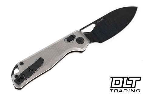 Kunwu Pulsar Diamond Textured Titanium Satin Dlc Elmax Blade Dlt