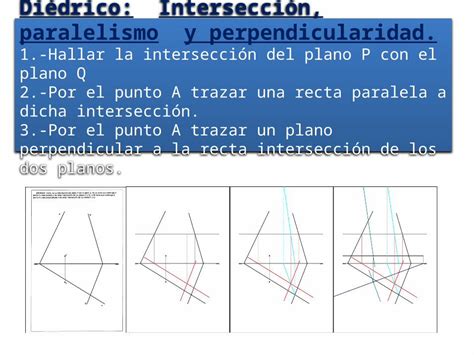 PPTX Diédrico Intersección paralelismo y perpendicularidad DOKUMEN TIPS