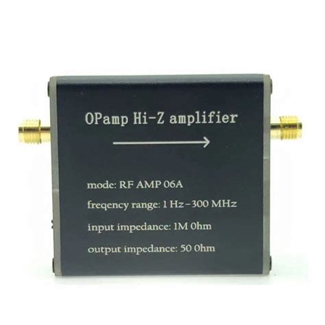 Amp 06a 1hz 300mhz 50 Ohm High Impedance Amplifier Is Suitable For Donut Antenna Impedance
