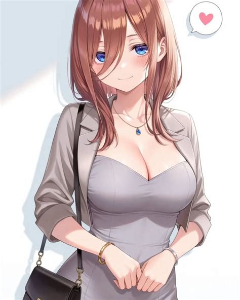 Miku Nakano 💛💜💙💚 ️ 💛💜 Whos Your Favorite Quint💙 💚 ️ Anime