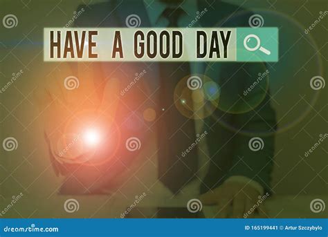 Text Sign Showing Have A Good Day Conceptual Photo Nice Gesture