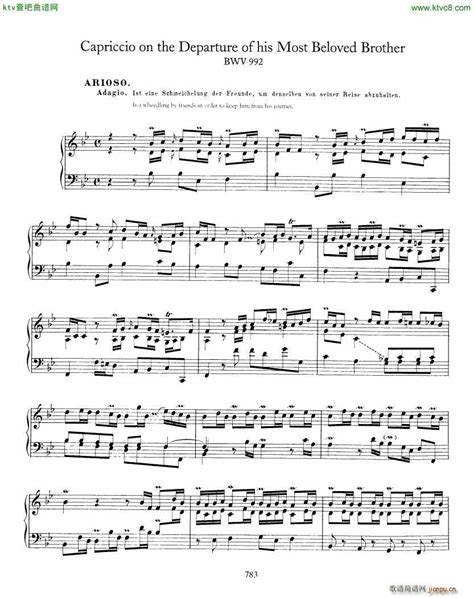 Bach Js Bwv Capriccio