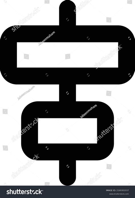 Align Horizontally Icon Ui Design Stock Vector Royalty Free 2169301037 Shutterstock