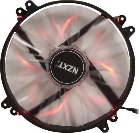 Кулер для корпуса Вентилятор для корпуса 200mm NZXT FZ LED Airflow Fan ...