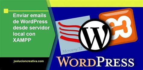 configurar xampp envío de emails con wordpress en xampp