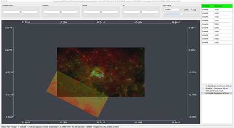 Map Region 2D Visualization Colour Palette With Linear Or Logarithmic Download Scientific