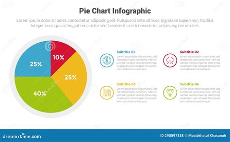 Piechart Or Pie Chart Diagram Infographics Template Diagram With 4
