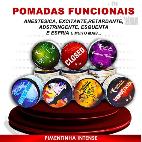 Pomada Funcional Sex Shop Esquenta Esfria Lubrificante Anal E
