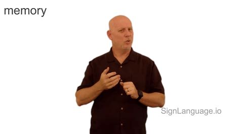Memory In Asl Example 3 American Sign Language