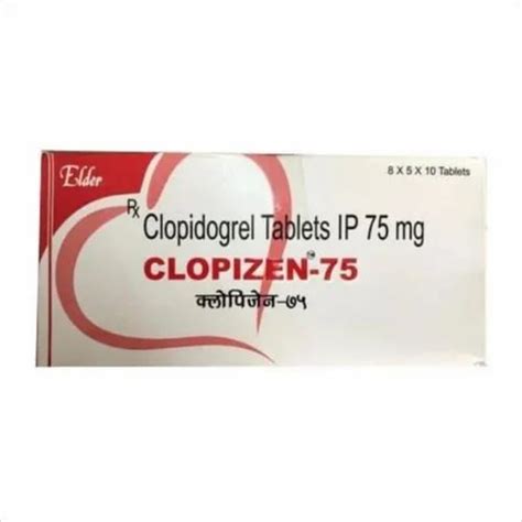 Clopidogrel 75 Mg Tablet At ₹ 6652stripe Clopidogrel Tablets In
