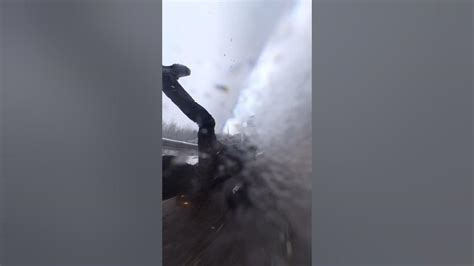 눈길 바이크 자빠링 Youtube