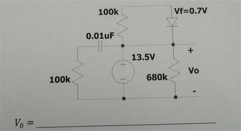 Solved Find Vo In The Circuit Below