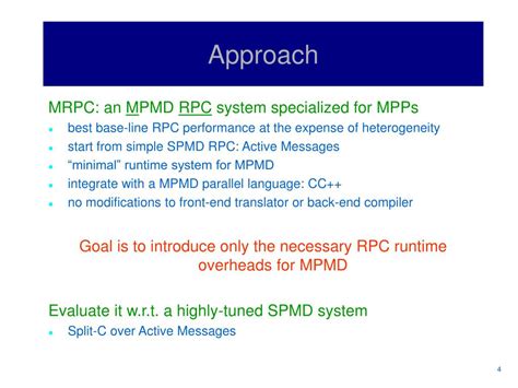 Ppt Evaluating The Performance Limitations Of Mpmd Communication