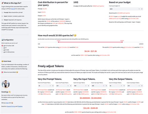 Token Cost Calculator For Openai Models Gpt 35 And Gpt 4 💬 Show The