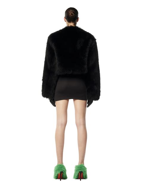 Faux Fur Crop Jacket Heron Preston® Official Site