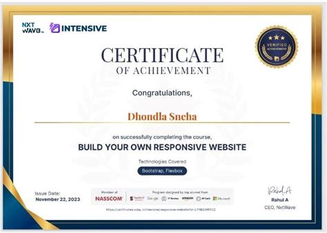 Earned 50 Coins With Nxtwave Hashtag Sneha Dhondla Posted On The Topic Linkedin