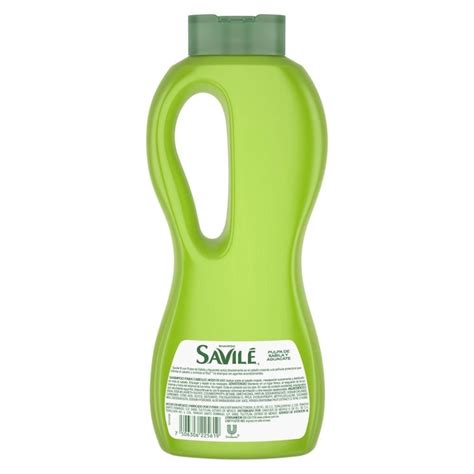 Shampoo 2 En 1 Savilé Hidratación Pulpa De Sábila Y Aguacate 730 Ml