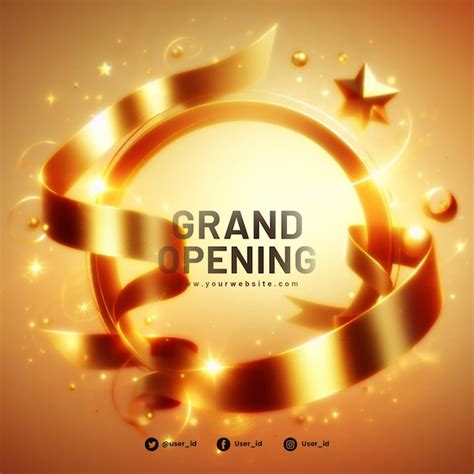 Premium PSD Psd Grand Opening Store Special Promo Offer Promotion
