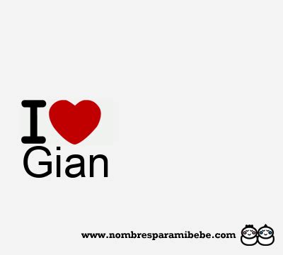 Gian, nombre Gian, significado de Gian