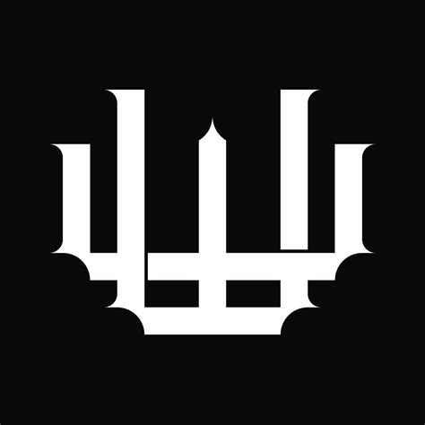 Ww Logo Monogram With Vintage Overlapping Linked Style Design Template 16570485 Vector Art At