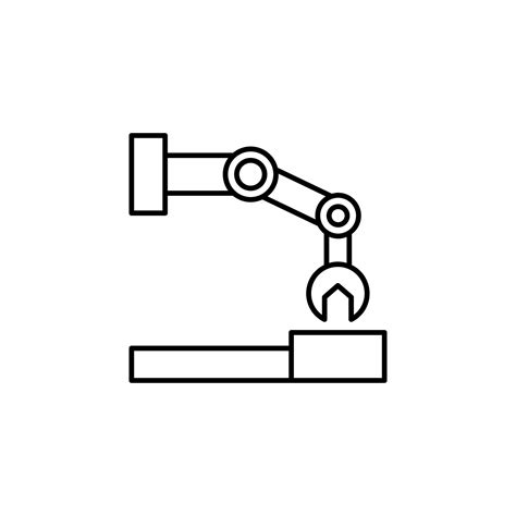Robotic Arm Vector Icon 22577719 Vector Art At Vecteezy