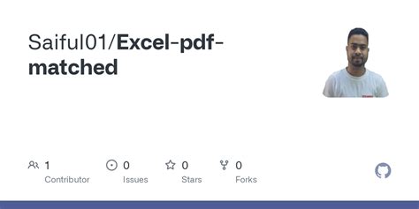 Github Saiful Excel Pdf Matched