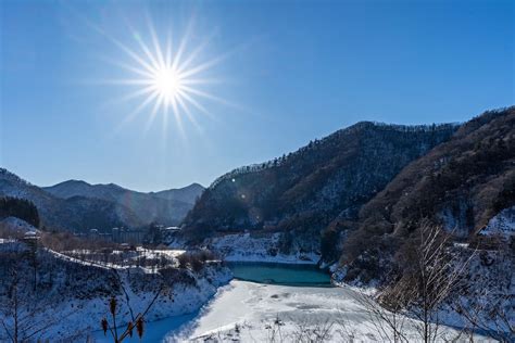 冬の奥四万湖を歩いて一周！ 、四万温泉の冬の楽しみ
