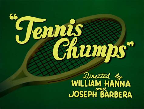 Tennis Chumps 1949 Original Title Card Color By Adonaire On Deviantart