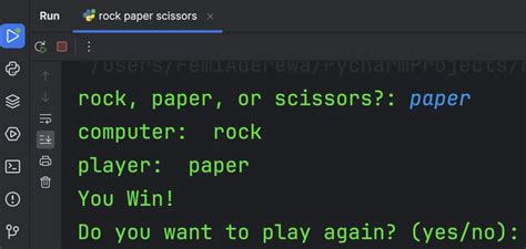 Oluwafemi Aderewa On Linkedin Python Rockpaperscissors
