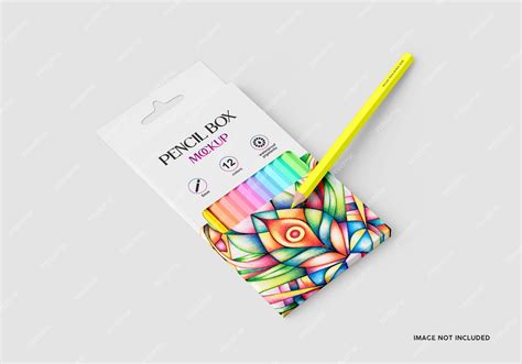 Premium Psd Pencil Box Mockup