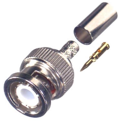 Rf Industries Bnc Male Crimp Plug Ngd For Rg58u Cbl