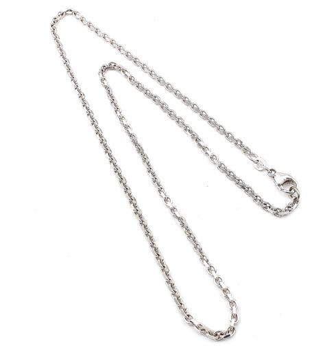 Ankar Halsband I 18k Vitguld
