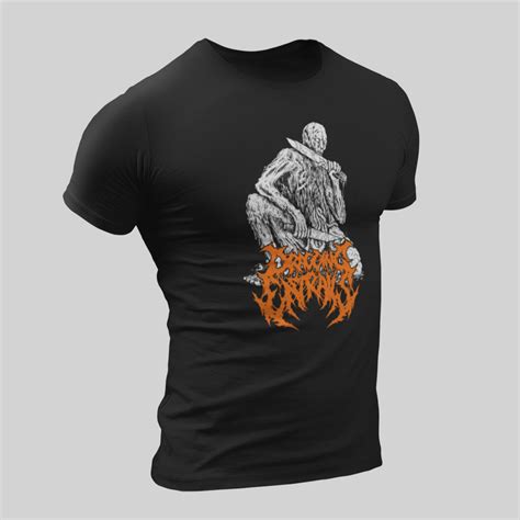 Dragging Entrails T Shirt Dragging Entrails Logo Black T Shirt Metal