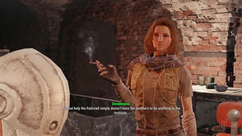 Fallout 4 Railroad Faction Leader Desdemona Deltia S Gaming