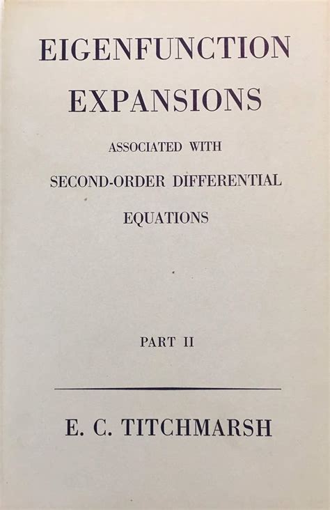 Eigenfunction Expansions Associated With Second Order Differential