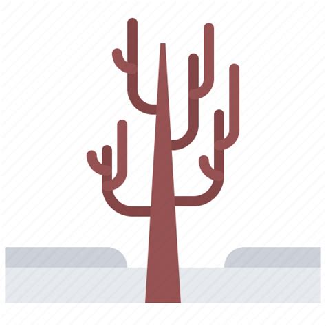 Tree Snow Cold Winter Nature Icon Download On Iconfinder