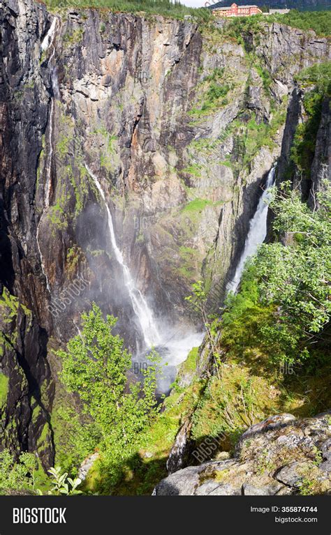 Voringfossen Waterfall Image And Photo Free Trial Bigstock