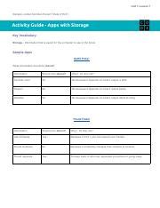 Csd Activity Guide Storage Pdf Unit Lesson Name S Jordan Tamman Period Date