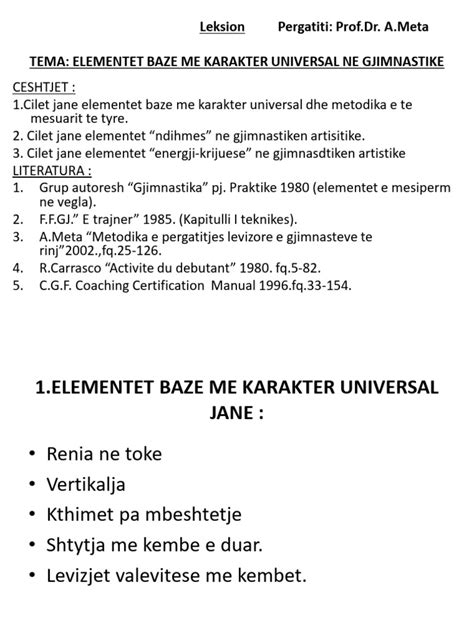 Elementet Me Karakter Universal Pdf
