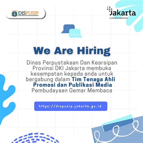 We Are Hiring Opportunity D I N A S P E R P U S T A K A A N D A N K