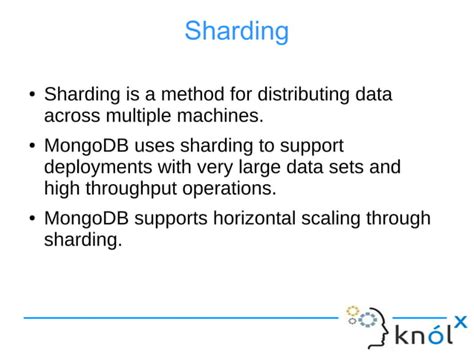 Mongodb Advance Concepts Replication And Sharding Odp