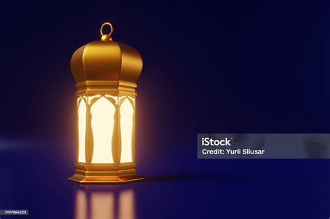 라마단 이슬람 촛불 랜턴 빛나는 빛 초승달 복사 공간 어두운 배경 3d 렌더링 배너 이드 알 아다 무바라크 0명에 대한 스톡 사진 및 기타 이미지 Istock