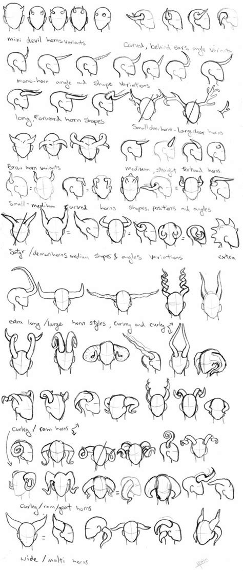 How To Draw Anime Horns