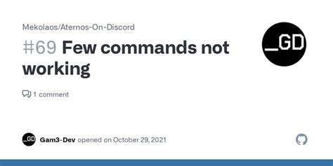 Few Commands Not Working Issue Mekolaos Aternos On Discord Github