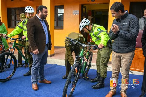 Municipio Entrega Bicicletas A Carabineros Para Patrullajes Preventivos