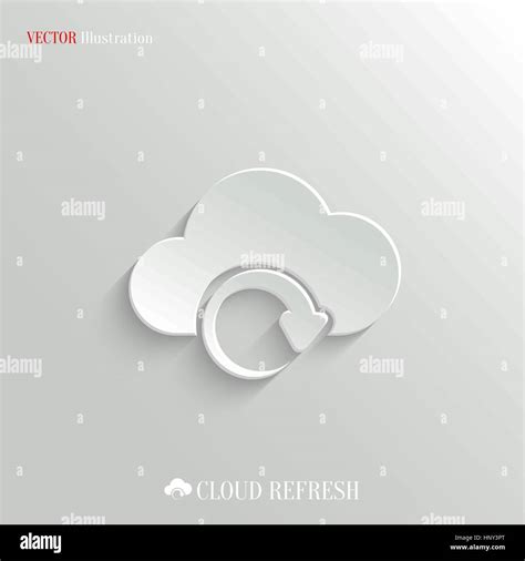 Cloud Synchronization Icon Vector Web Illustration Easy Paste To Any