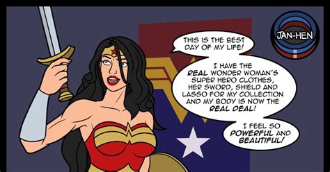 他者変身 Body Swap Wonder Woman And Fan Jan Henのイラスト Pixiv